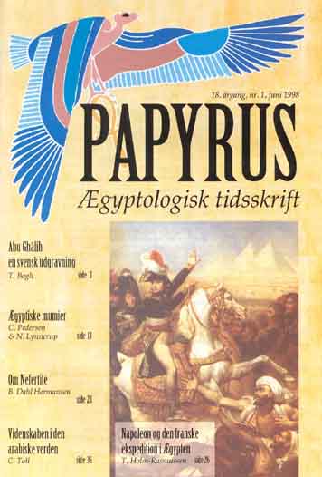 Papyrus 18-1 1998 - Dansk Ægyptologisk Selskab